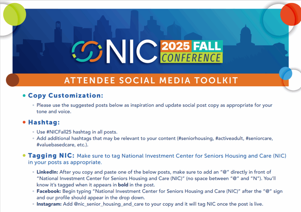 Social Media Toolkit - NIC Fall Conference